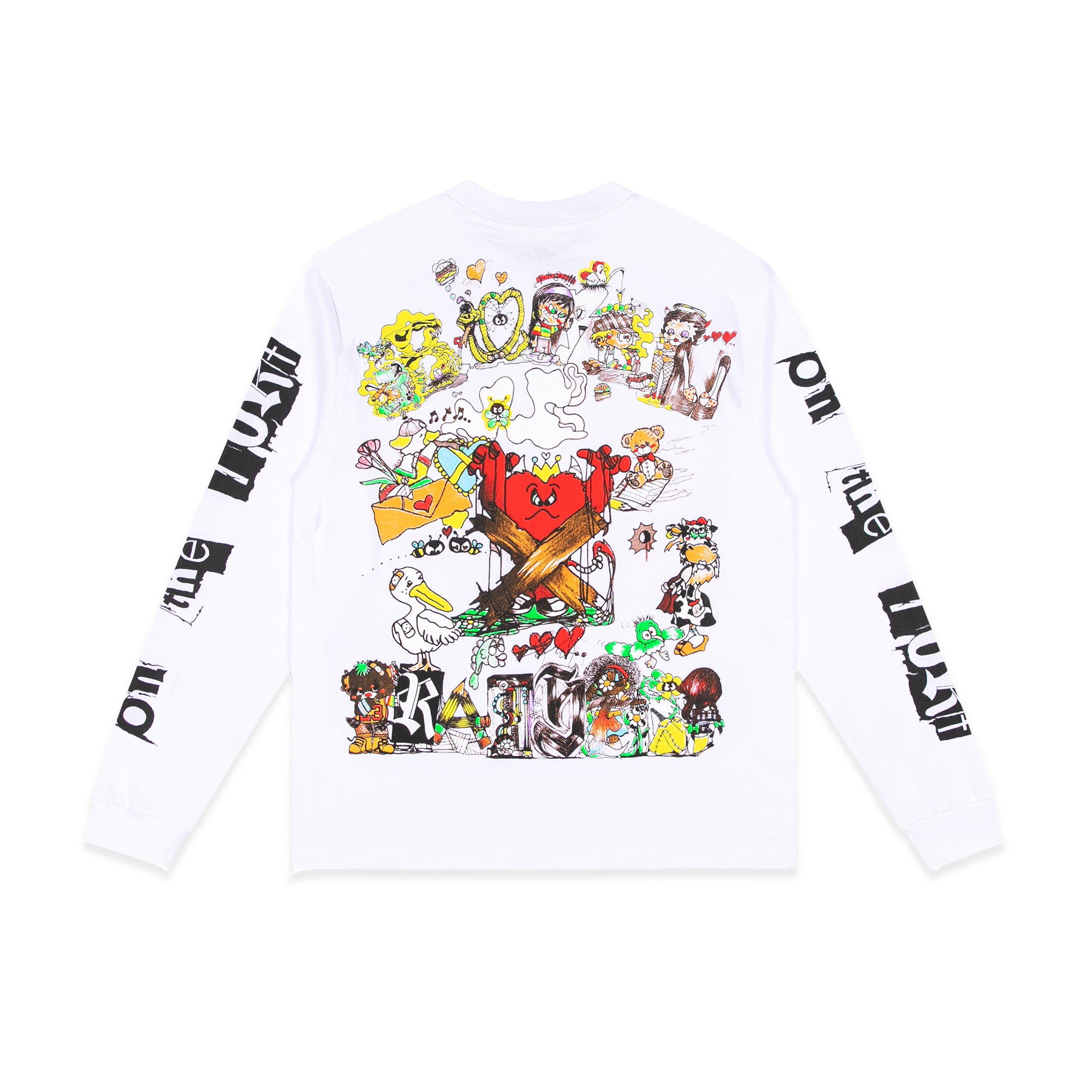 STEAL MY SUNSHINE LONGSLEEVE: WHITE – Born X Raised